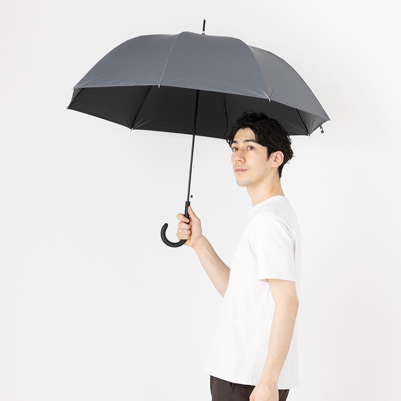Lieben 日傘 UV遮熱遮光ジャンプ傘 60cm×8本骨 無地 晴雨兼用 レディース メンズ クールプラス LIEBEN-1541 グレー : リーベン Yahoo!店 - 通販 ...
