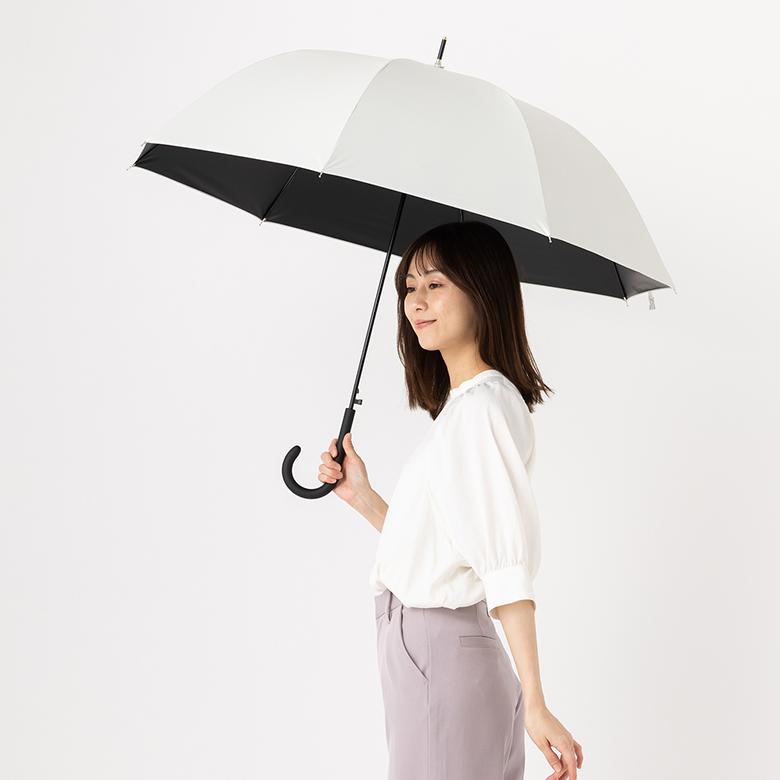 Lieben 日傘 UV遮熱遮光ジャンプ傘 60cm×8本骨 無地 晴雨兼用 レディース メンズ クールプラス LIEBEN-1541 オフホワイト : リーベン Yahoo!店 - 通販 ...