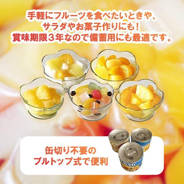 サンヨー堂 フルーツ缶詰 10缶セット サンヨー 缶詰 フルーツ缶 みつ豆 杏仁 パイン みかん フルーツミックス 長期保存 SANYO 果物 防災食 保存食 : Cielo blu - 通販 ...