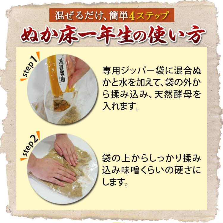 ぬか床一年生パック 6パックセット 3300g ぬか漬け 天然酵母 乳酸菌 ビタミン ダイエット 簡単 美味しい 臭わない : ライフダイレクト ヤフー店 - 通販 - Yahoo!ショッピング