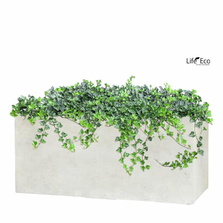 植木鉢 大型 軽量 FPR製 モードライト プランター アンティークホワイト（白） L100cm×W45cm×H45cm（33号 33寸 ...
