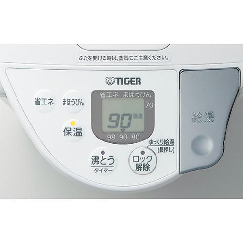 タイガー TIGER 蒸気レスVE電気まほうびん とく子さん PIP-G220-WE 2.2L 給湯スピード2段階切り替え アーバンホワイト : ライフマーケットPLUS Yahoo!店 ...