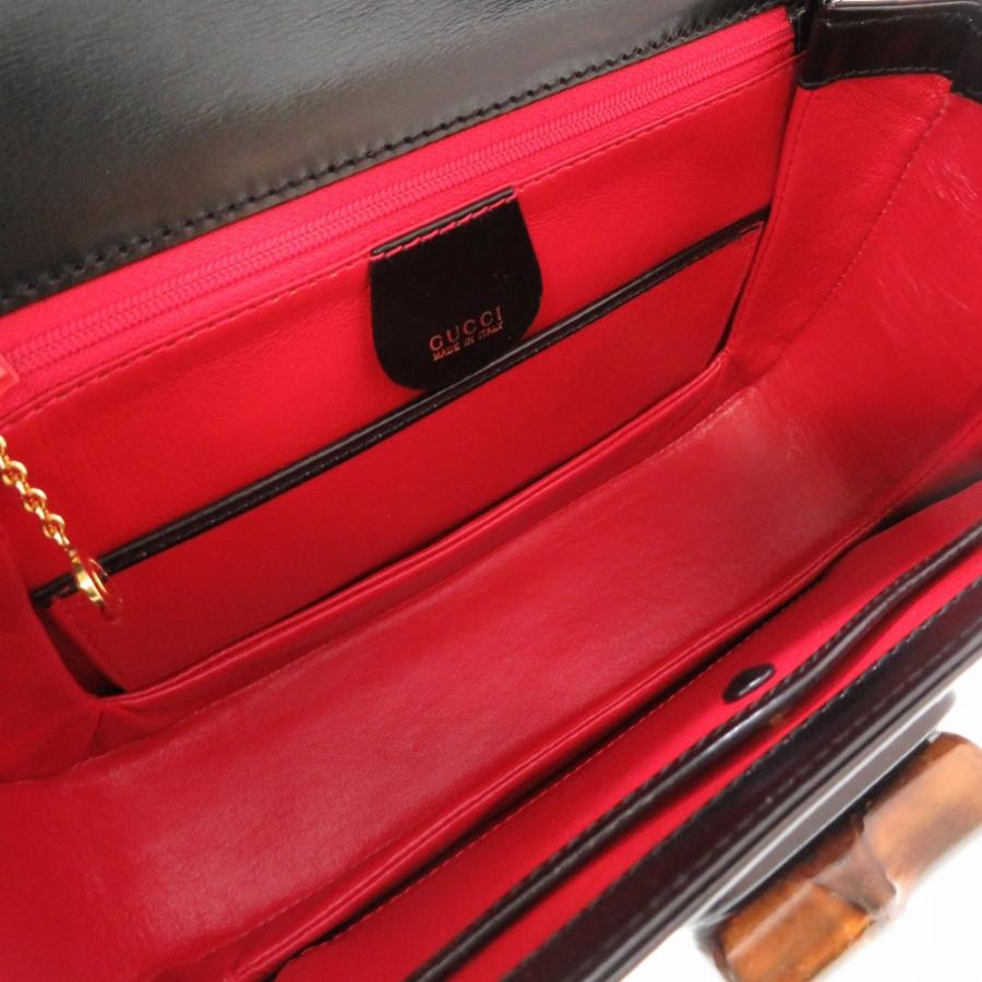 GUCCI 新品同様 グッチ バンブー ブラック 000 46 0633 ハンドバッグ バッグ 黒 0091 : LIFE TIME ヤフーSHOP - 通販 - Yahoo!ショッピング