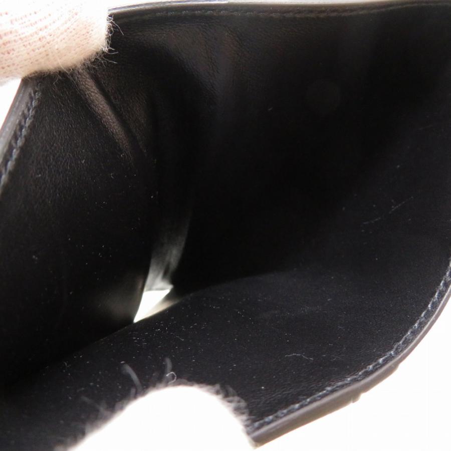 未使用 ジバンシー ブラック レザー BB605AB0CQ 001 二つ折り財布 財布 黒 0100 GIVENCHY ジバンシィ ...