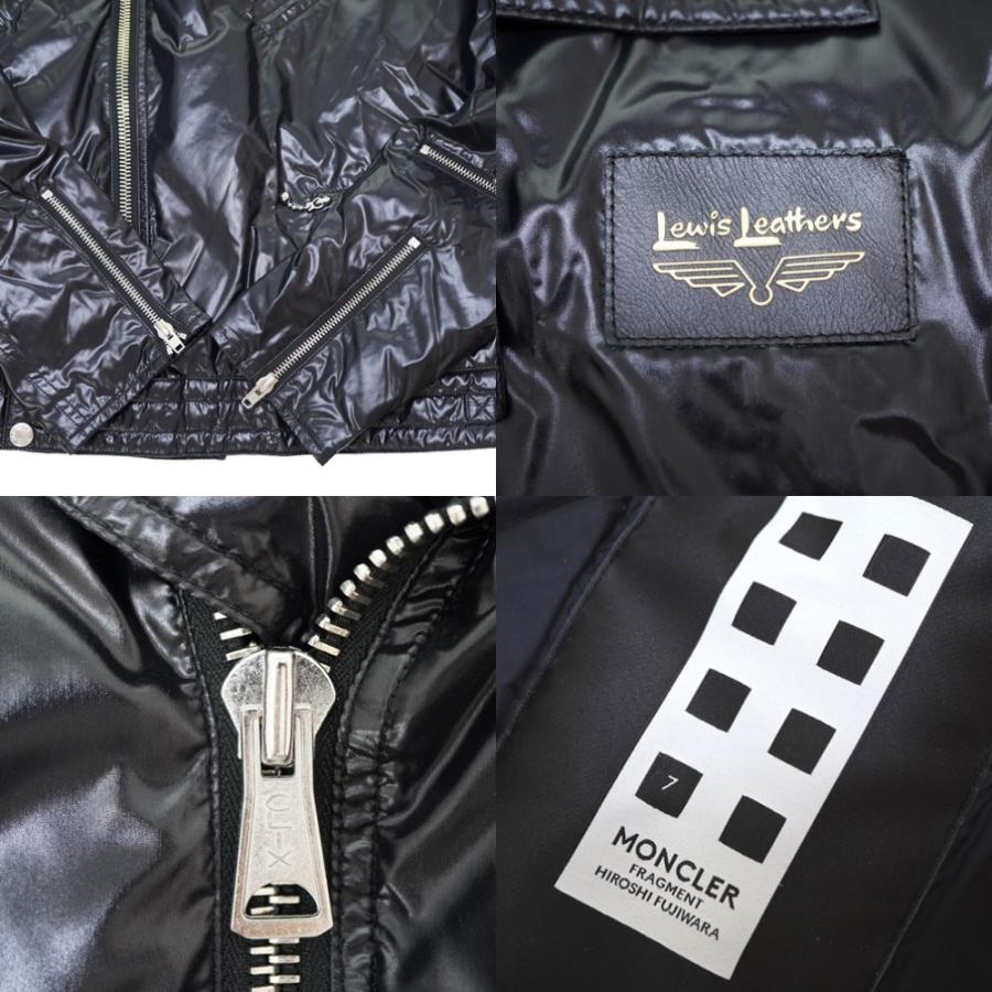 MONCLER 美品 モンクレール × ルイスレザー フラグメント MONCLER 美品 モンクレール × ルイスレザー フラグメント