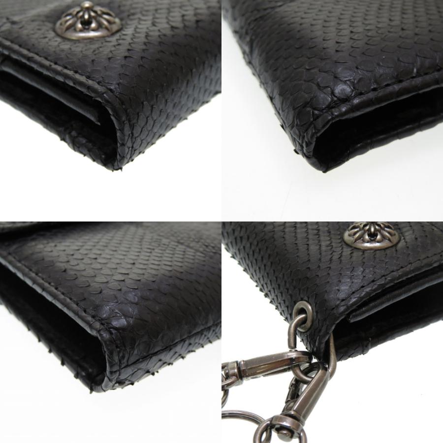 未使用 CrowZ パイソン ブラック シルバーチェーンウォレット 長財布 財布 黒 0200 メンズ : LIFE TIME ヤフーSHOP - 通販 - Yahoo!ショッピング