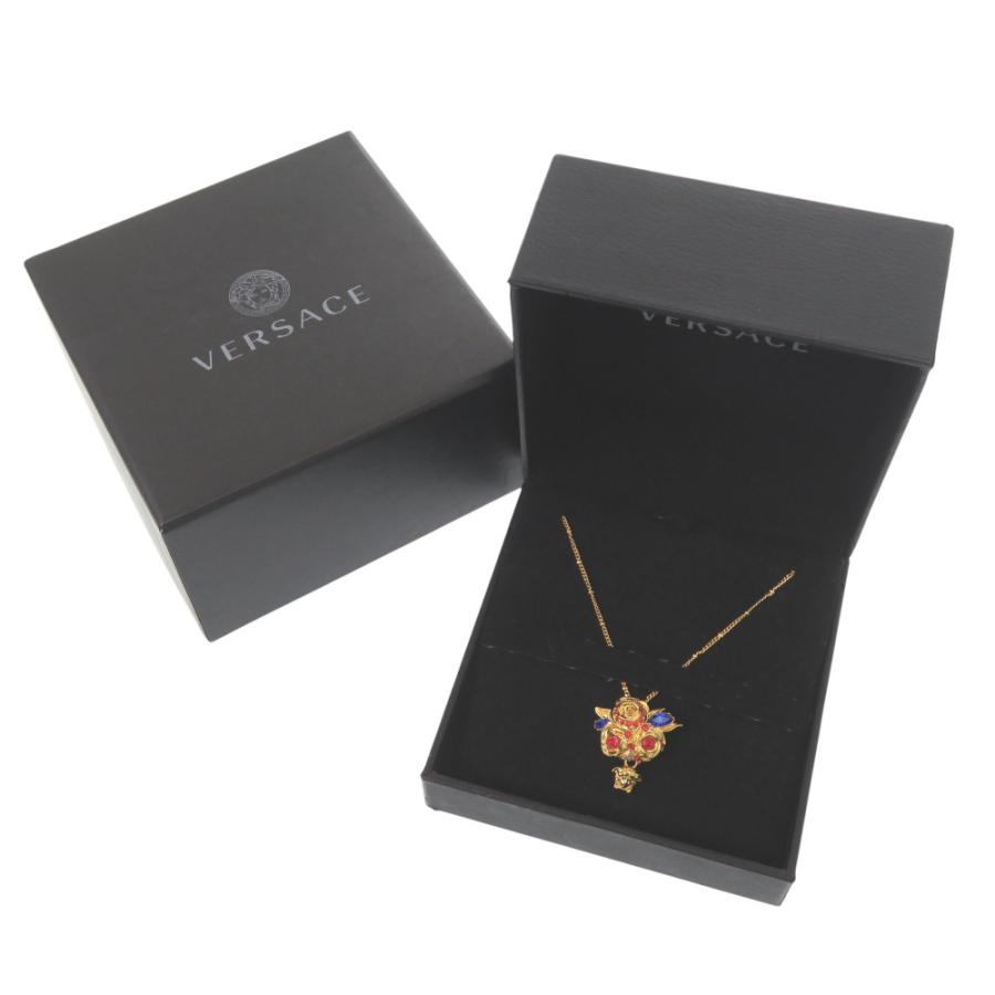 GIANNI VERSACE 新品同様 ジャンニ ヴェルサーチ メデューサ メタル/ストーン ゴールド ネックレス 金 1582 Gianni Versace : LIFE TIME ヤフー ...