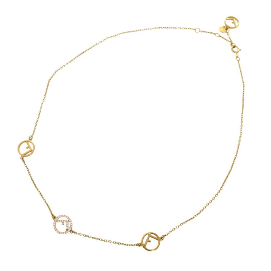 FENDI 美品 フェンディ エフイズ ストーン メタル ゴールド ネックレス アクセサリー 1515 : LIFE TIME ヤフーSHOP - 通販 - Yahoo!ショッピング