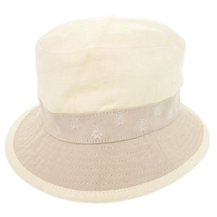 HERMES 美品 エルメス MOTSCH モッチ コットン ホワイト ベージュ バケットハット 帽子 ハット 0468 : LIFE TIME ヤフーSHOP - 通販 - Yahoo!ショッピング
