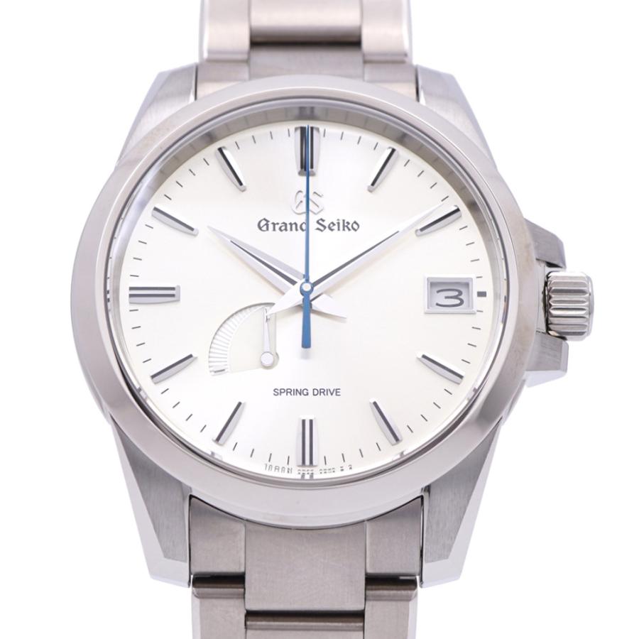 SEIKO 未使用 セイコー グランドセイコー ヘリテージ SBGA279 / 9R65-0BG0 スプリングドライブ パワーリザーブ 腕時計 チタン シルバー 1097 : LIFE ...