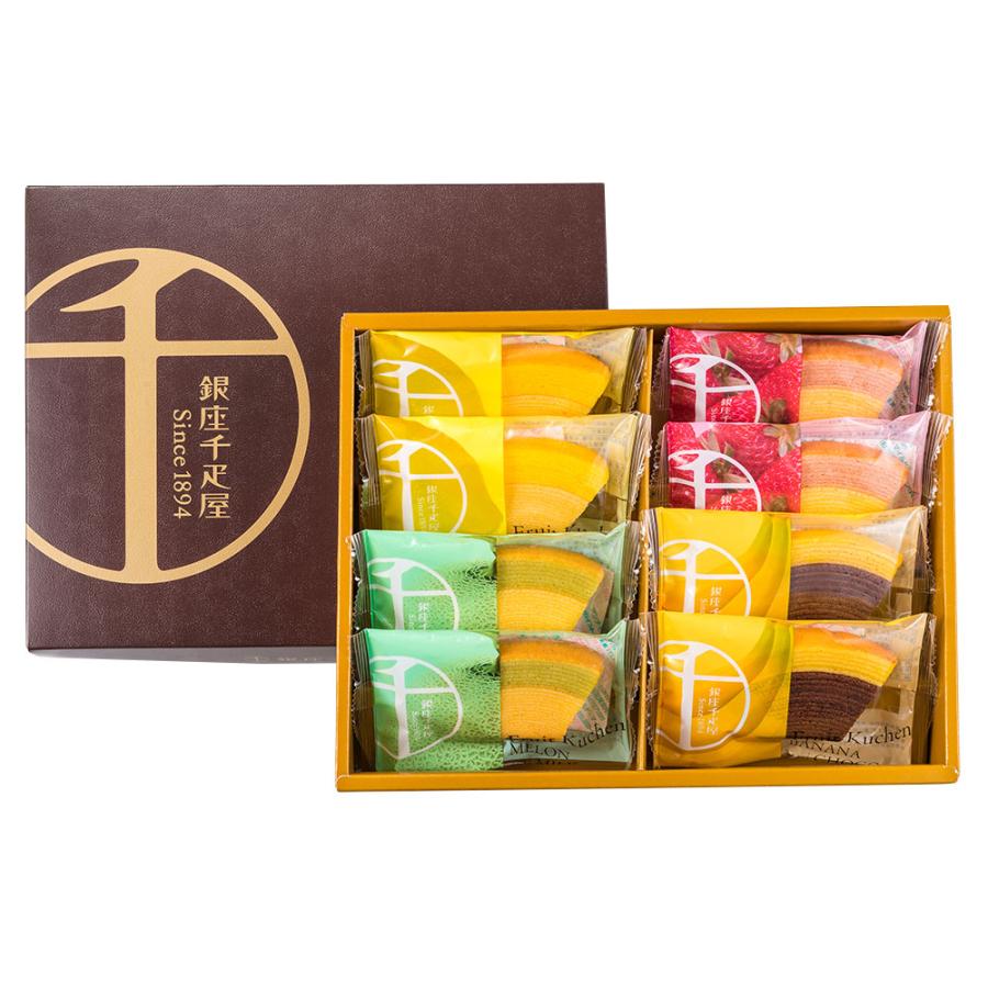 銀座千疋屋 銀座フルーツクーヘン 8個入り PGS-163 メーカー包装済 送料無料 (sa) : らいふ堂 - 通販 - Yahoo!ショッピング