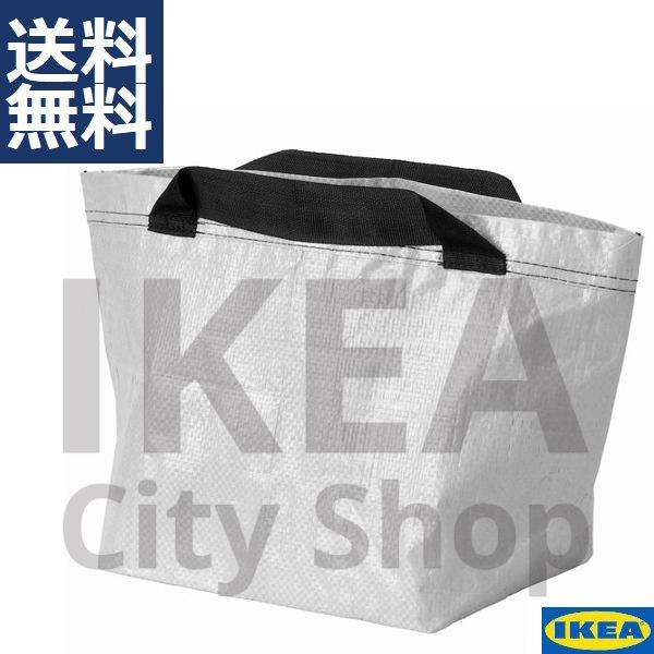 イケア（IKEA） キャリーバッグ Sサイズ HELKNAPP HOMOTOR ホモートル 1袋 ライトグレー 13L 27x27cm 奥行 ...
