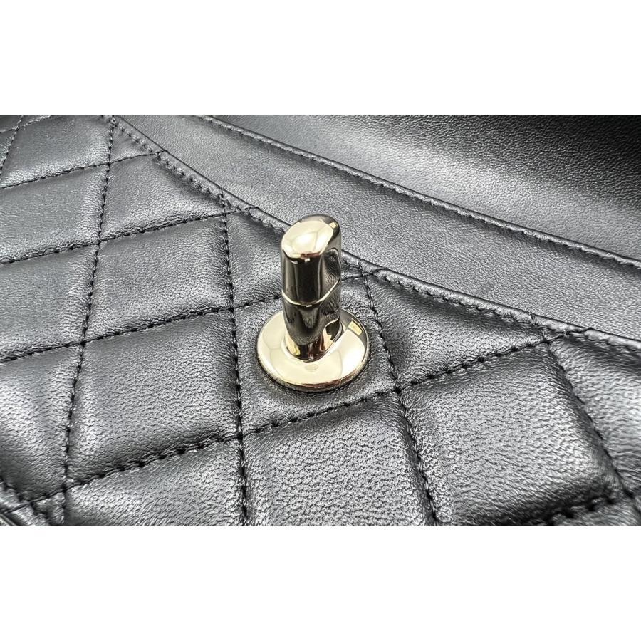 シャネル チェーンクラッチ AP3499 ミニ ショルダーバッグ ブラック ラムスキン ゴールド金具 ランダムシール 未使用 箱有 ...