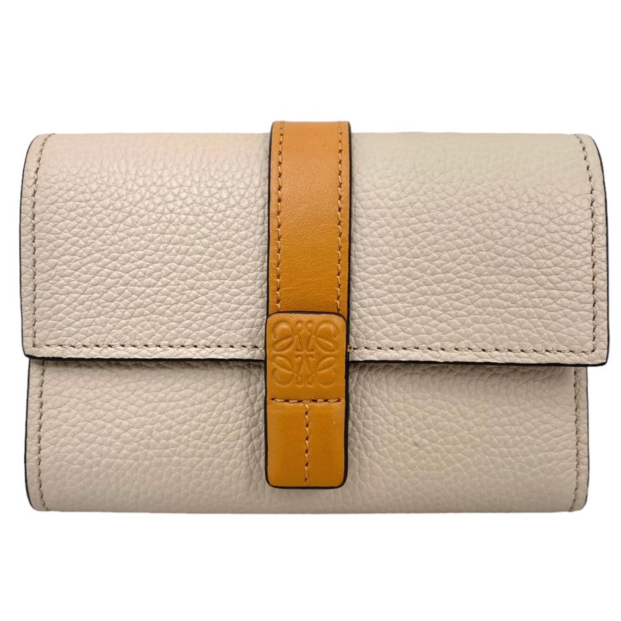 LOEWE（ロエベ） C660S86X01 コンパクトウォレット 三つ折り財布 バーティカル ウォレット スモール ソフトグレインカーフ ...