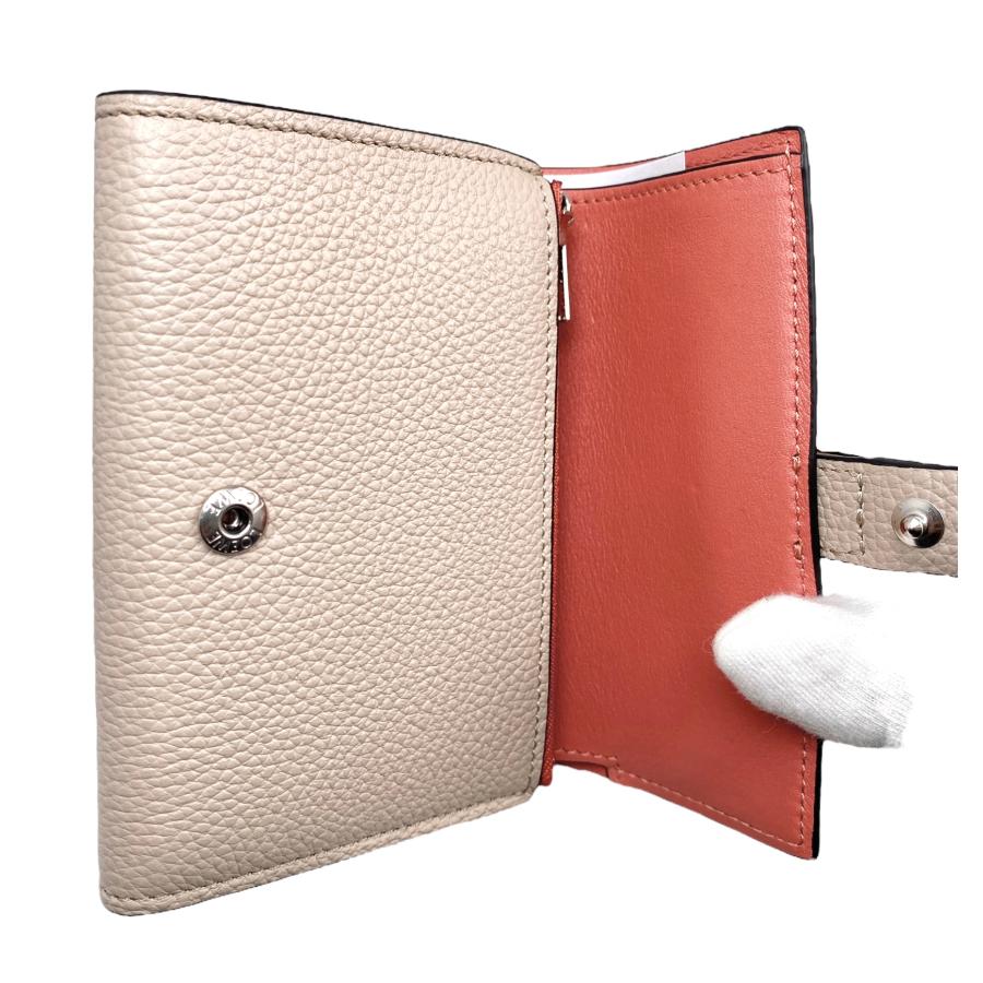 LOEWE（ロエベ） C660S86X01 コンパクトウォレット 三つ折り財布 バーティカル ウォレット スモール ソフトグレインカーフ ...