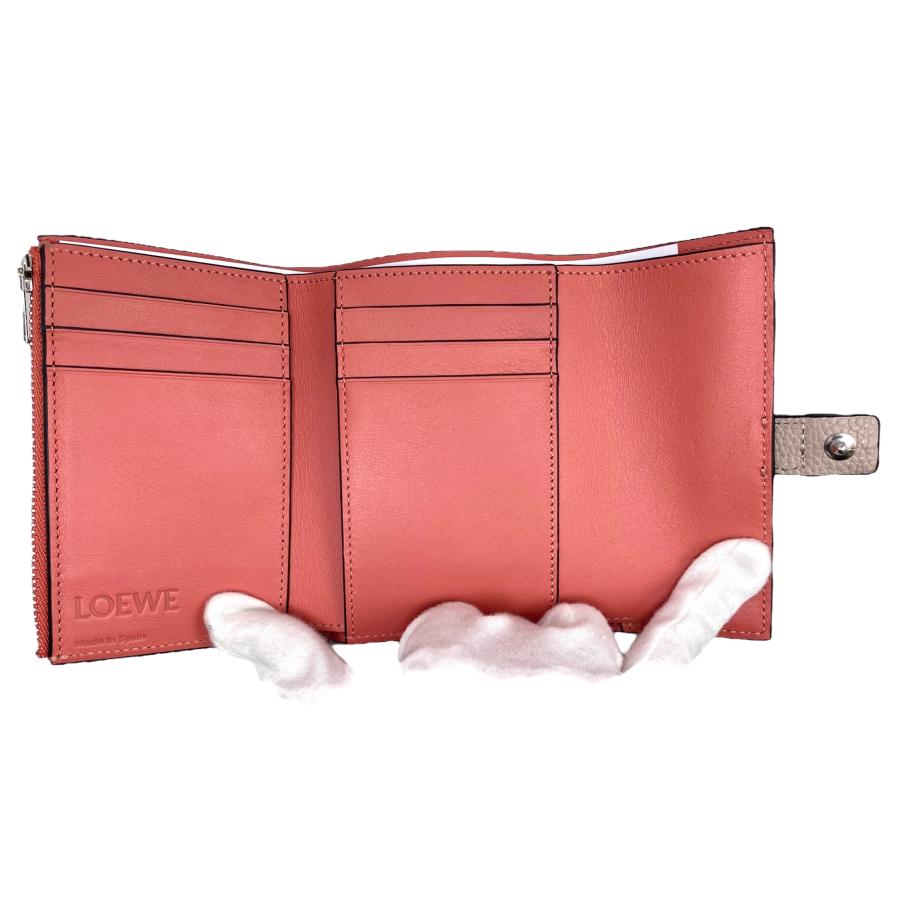 LOEWE（ロエベ） C660S86X01 コンパクトウォレット 三つ折り財布 バーティカル ウォレット スモール ソフトグレインカーフ ...