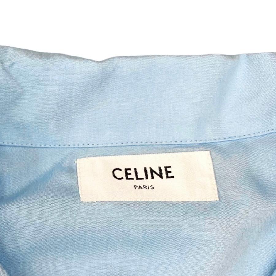 CELINE セリーヌ トップス ルーズボーリングシャツ 2C516852C 37サイズ ブルー ブラック : ライフクリエイト - 通販 - Yahoo!ショッピング