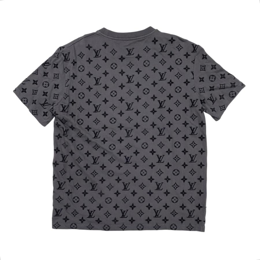LOUIS VUITTON ルイヴィトン 半袖Tシャツ モノグラムフックアンドループ RM201 JYH HIY74W XLサイズ ヴァージルアブロー コットン ブラック グレー : ライフ ...
