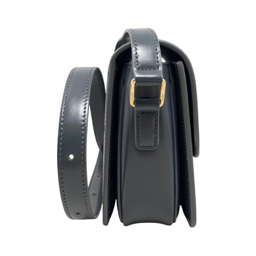 CELINE（セリーヌ） ショルダーバッグ ティーン トリオンフ バッグ 188423BF4 シャイニーカーフスキン アンスラサイト グレー ゴールド金具 : ライフクリエイト - 通販 ...