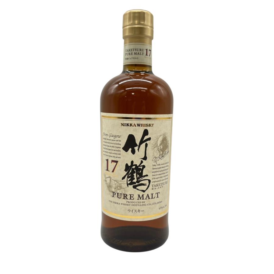 【福岡県内発送限定】竹鶴 17年 TAKETSURU PURE MALT ニッカ ウイスキー NIKKA WHISKEY 43% 700ml ピュアモルト : ライフクリエイト - 通販 ...