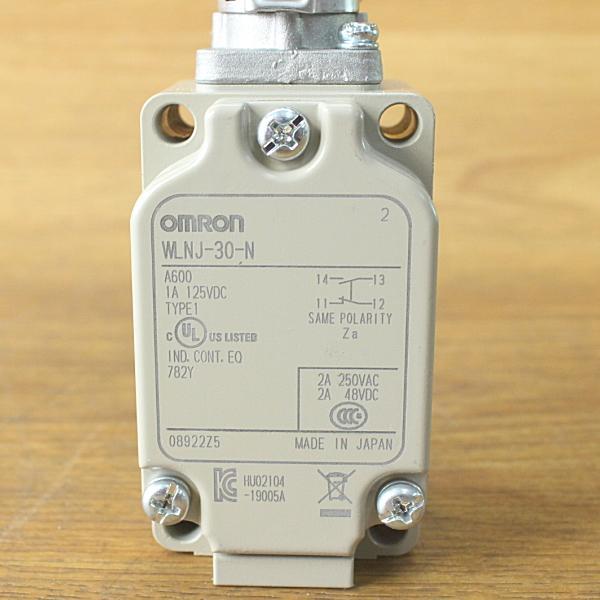 【新品★送料無料】OMRON/オムロン WLNJ-30-N 2回路リミットスイッチ WLシリーズ コイルスプリング【6ヶ月保証 ...