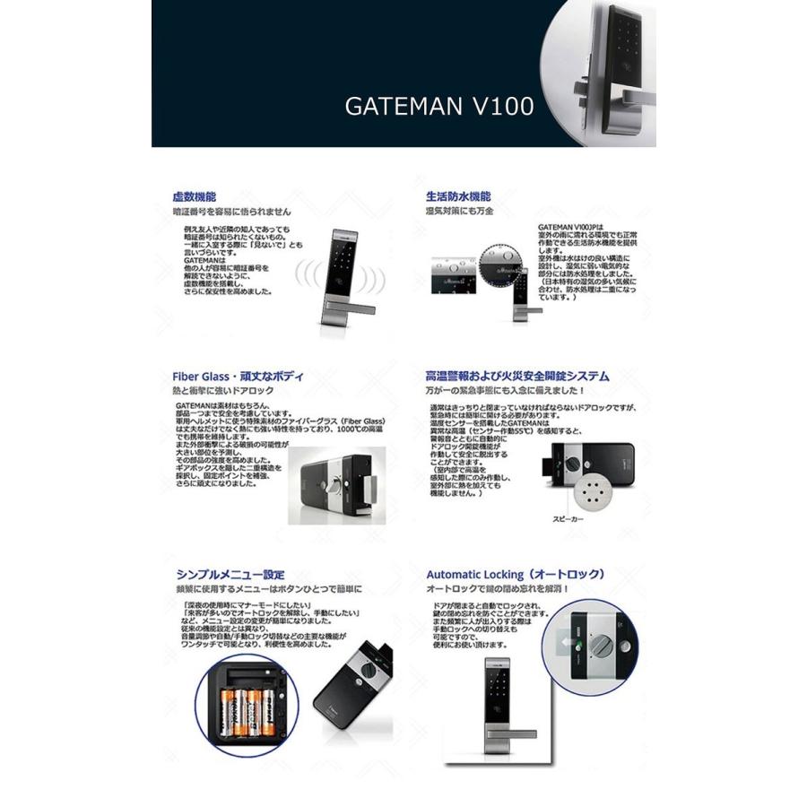 【LIFEGROW】Gateman V100 ゲートマン 防犯対策 セキュリティ強化 3年無償 アフターサービス 送料無料 : gm-v100 ...