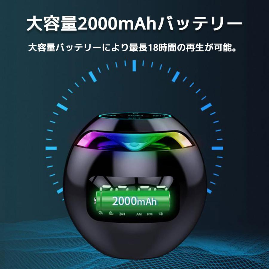 Life Ideas ワイヤレススピーカー Bluetooth5.0 目覚し時計 LED Life Ideas ワイヤレススピーカー Bluetooth5.0 目覚し時計 LED