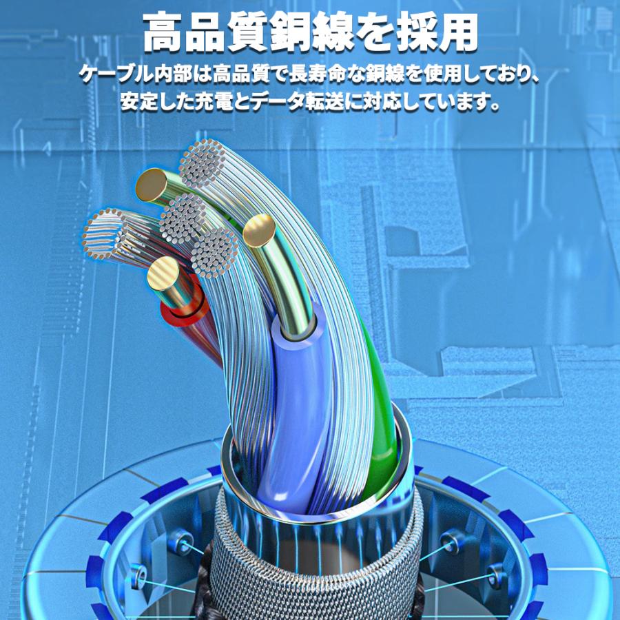 Life Ideas Type-C to Lightning 充電ケーブル 高速充電・データ転送対応 2m 最大5V/3A/ 9V/2A 9V ...