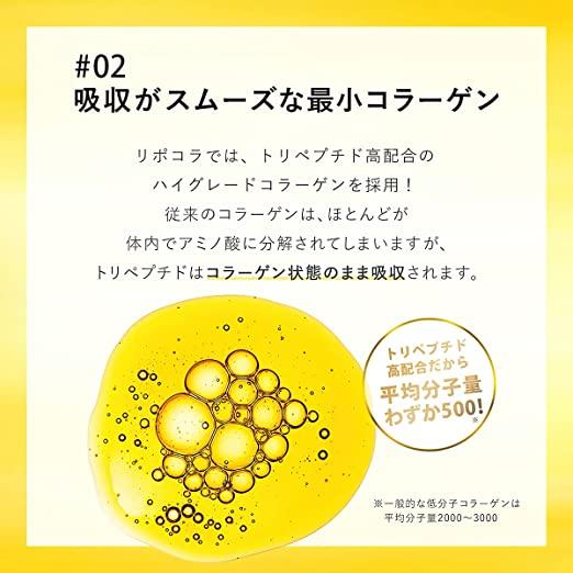 Lipo・Colla リポ・コラ 30包入 リポ リポソーム コラーゲン リポコラ コラーゲンペプチド サプリ 高濃度コラーゲン コラーゲン ...