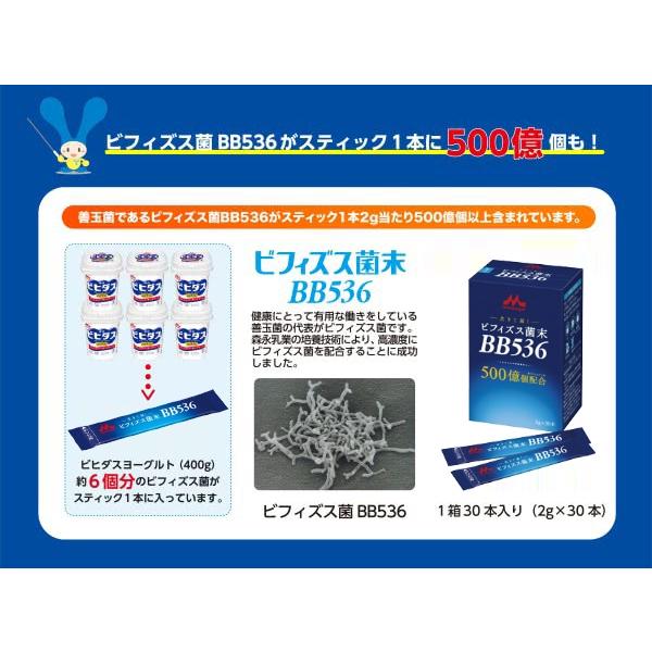 【2箱セット】ビフィズス菌末 BB536 2g×30本 クリニコ 機能性表示食品 ビフィズス菌 オリゴ糖 デキストリン スティックタイプ 森永乳業 日本製 正規品 : 美と健康のライフラボ ...