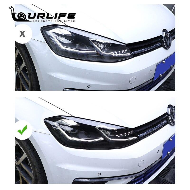 2個tpuカー用品黒ヘッドライトフィルムアンチスクラッチ保護フォルクスワーゲンvwゴルフ7 7.5 Mk7 2019 2020アクセサリー : ライフライブラリー - 通販 - Yahoo ...
