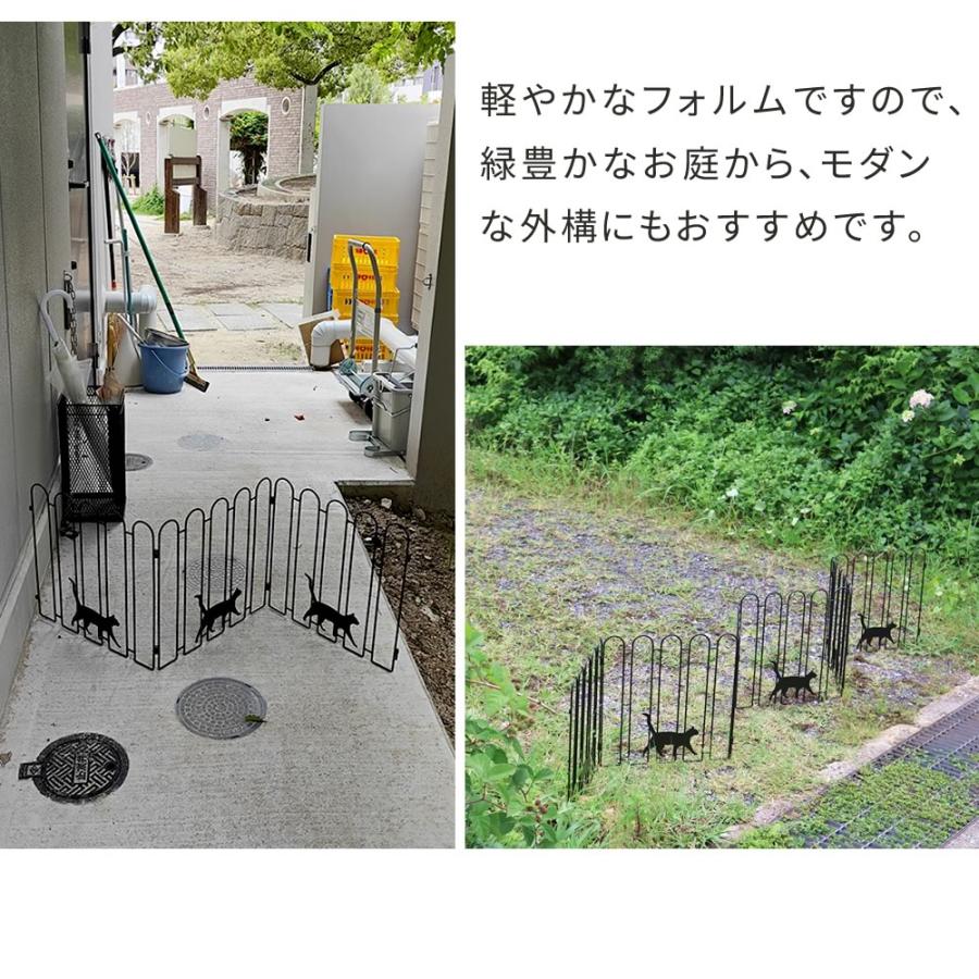 折り畳めるアイアンフェンス（猫3連） NK120 :nk120:LIFULL SHOP - 通販 - Yahoo!ショッピング