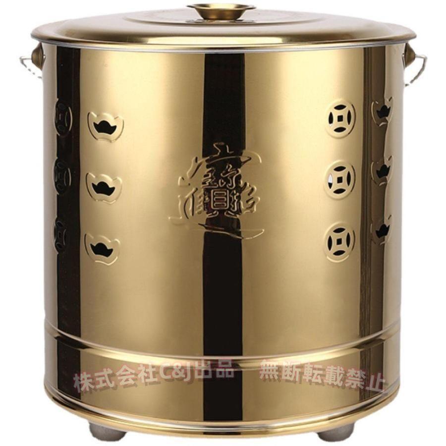 焼却炉 家庭用 無煙、蓋とハンドル付き小型焼却炉火災ビン焼却炉バレル