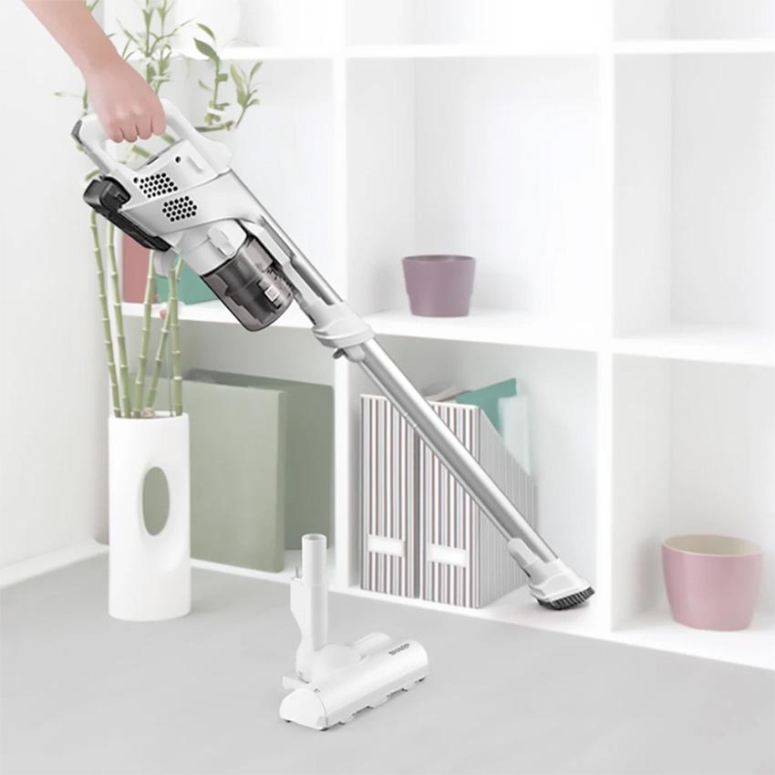 SHARP 掃除機 コードレス掃除機 スティッククリーナー シャープ EC-AR10 ホワイト ブラック : LIFE LUCK ヤフー店 - 通販 - Yahoo!ショッピング