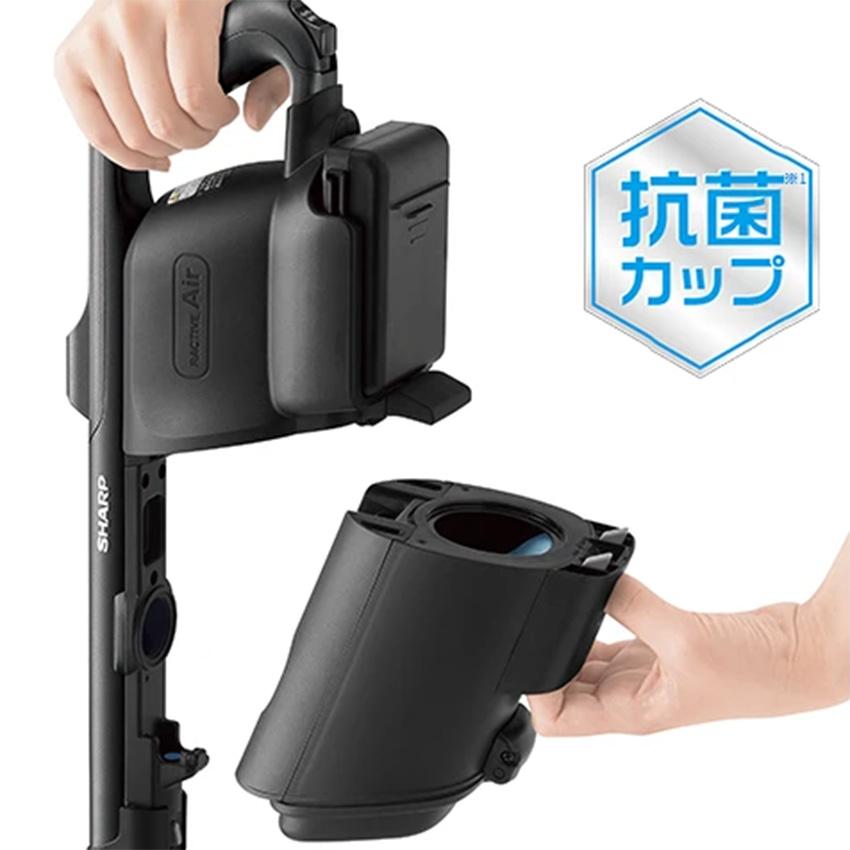 SHARP 掃除機 紙パック式 コードレス掃除機 シャープ EC-KR2 ブラック 付属品あり : LIFE LUCK ヤフー店 - 通販 - Yahoo!ショッピング