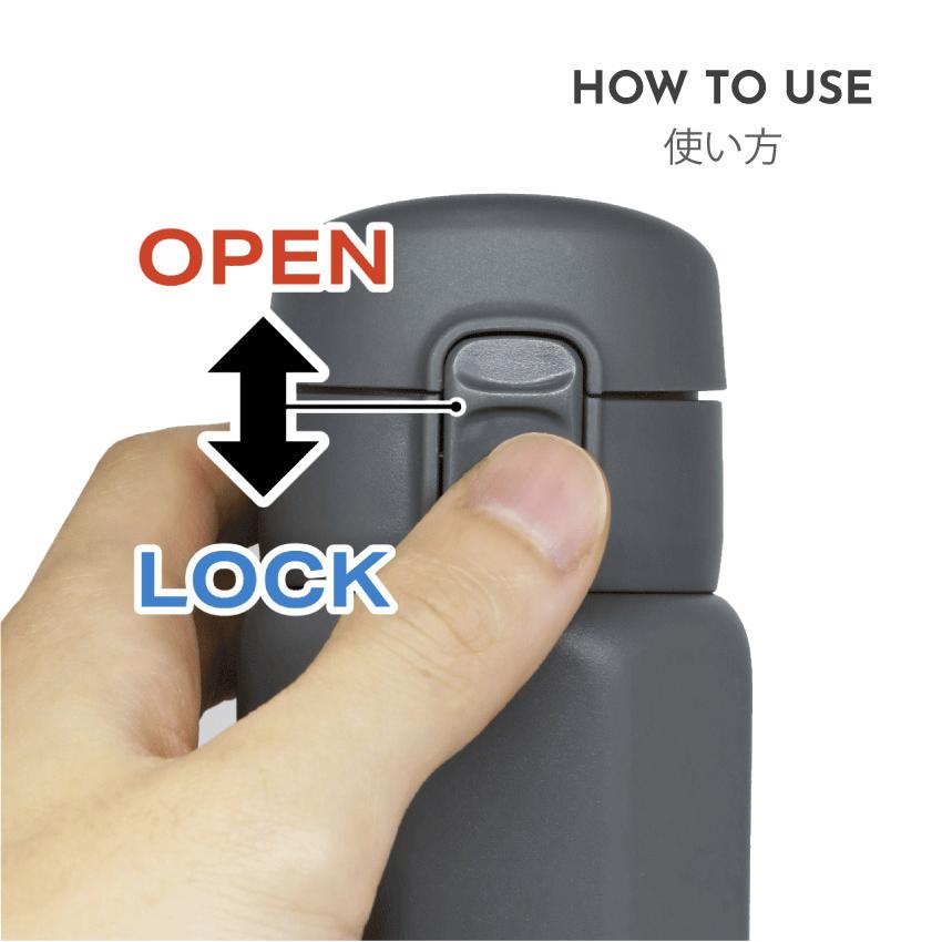 【在庫限り】ステンレスボトル 水筒 おしゃれ ウォーターボトル シービージャパン holms オクタワンタッチボトル 340ml グレー ベージュ : holms-bottle340 ...