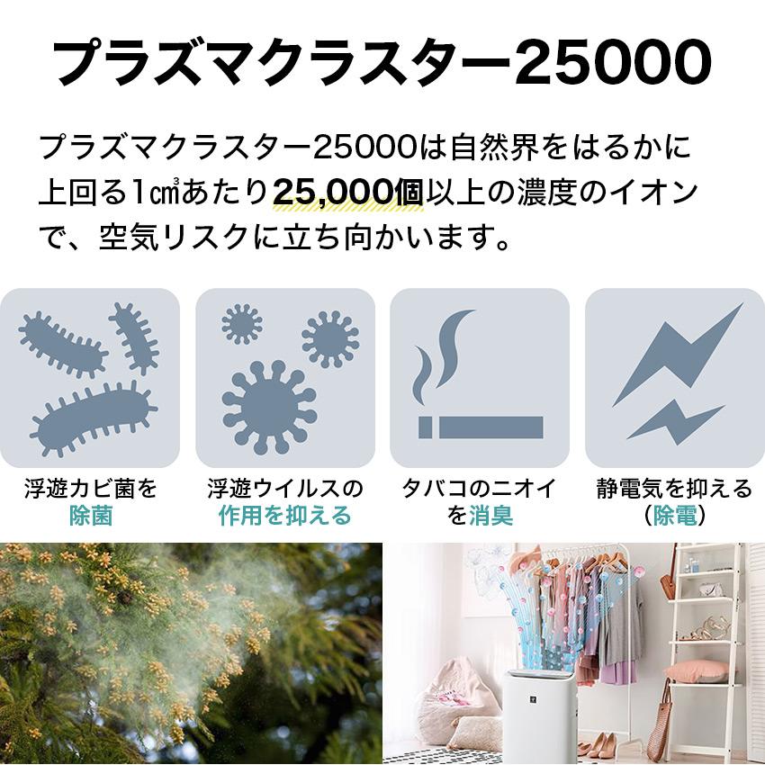 SHARP KI-SS50 シャープ 加湿空気清浄機 23畳 プラズマクラスター 13畳 ホワイト グレー : LIFE LUCK ヤフー店 - 通販 - Yahoo!ショッピング