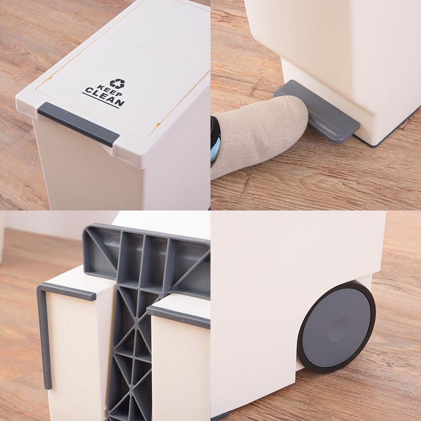 スライドペダルペール 45L ゴミ箱 ダストボックス 東谷 LFS-764 :lfs-764:LIFE LUCK ヤフー店 - 通販 - Yahoo!ショッピング