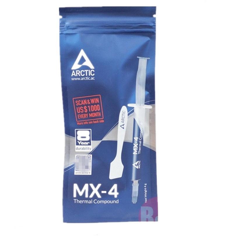 ARCTIC MX-4 CPUグリス 4g 高熱伝導グリース 2019年度最新バージョン CPU/GPUの熱拡散効率向上 低熱抵抗 低粘性 ...