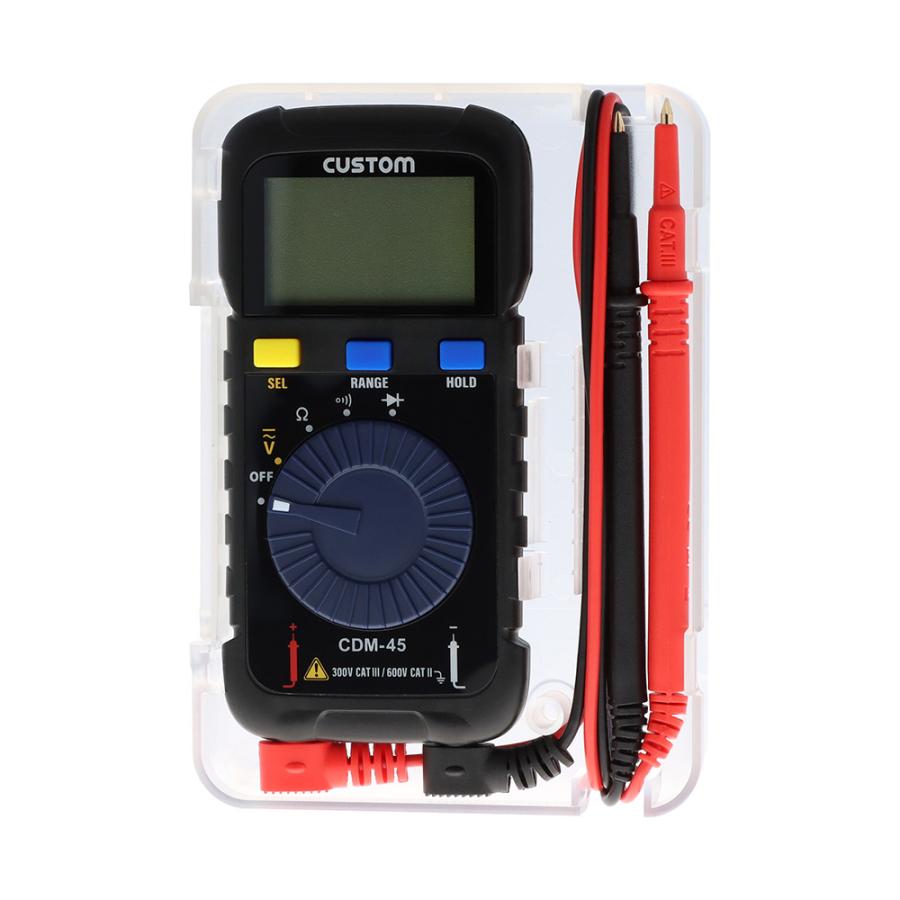 CUSTOM カスタム デジタルマルチメータ CDM-45 : 生活計量(ライフスケール) - 通販 - Yahoo!ショッピング