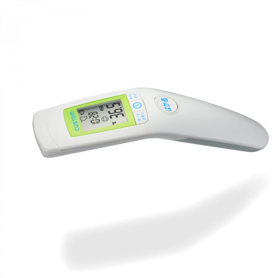 CUSTOM カスタム 非接触式体温計 パピッとサーモ NIR-01 : 生活計量(ライフスケール) - 通販 - Yahoo!ショッピング