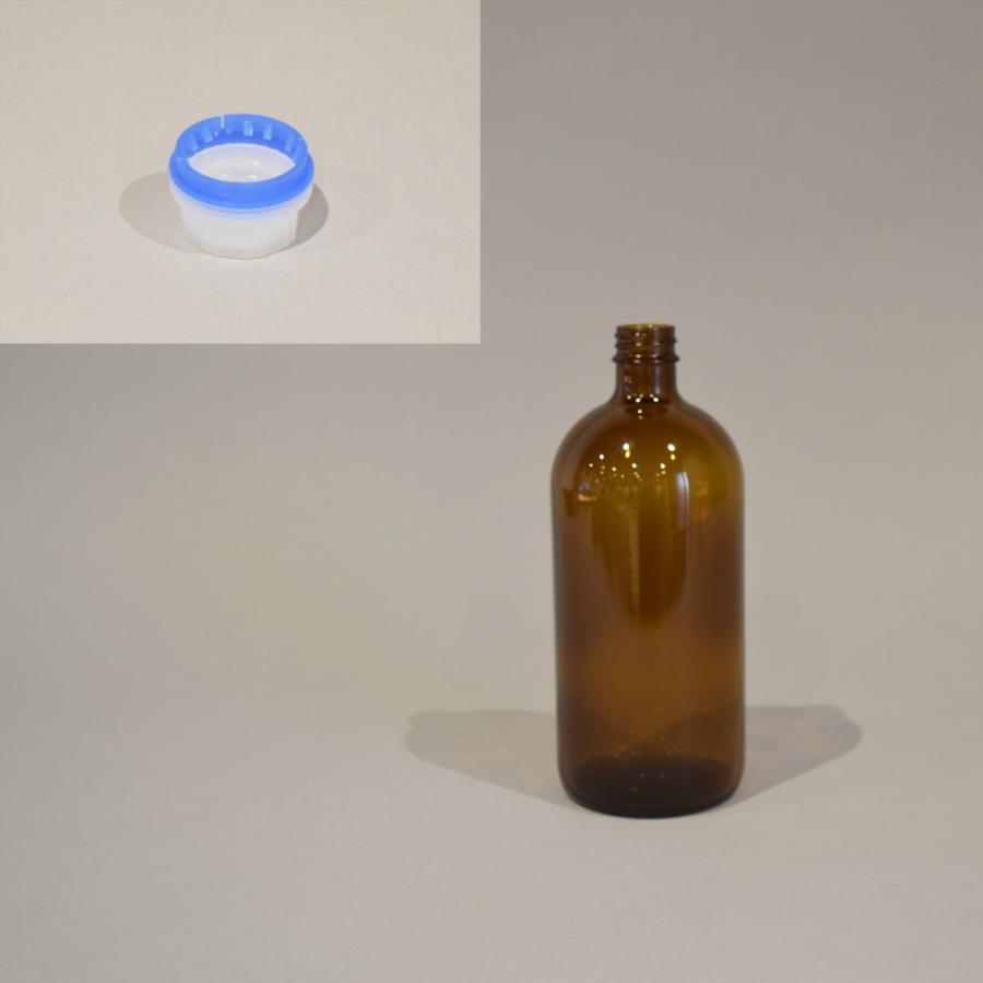 サンプラテック 硝子瓶（細口茶色）改ざん防止キャップ付 650mL（24本入） 30999 1箱（24本） : 生活計量(ライフスケール) - 通販 - Yahoo!ショッピング