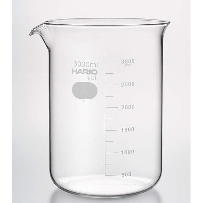 HARIO ビーカー 3000ml : 生活計量(ライフスケール) - 通販 - Yahoo!ショッピング