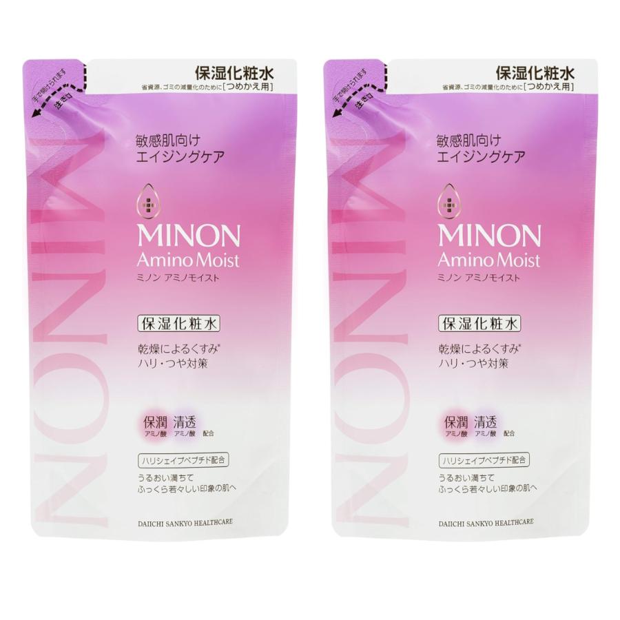 MINON (2個) ミノン アミノモイスト エイジングケア ローション つめかえ用 化粧水 130mL ×2個 Amino Moist リニューアル : ライフスタイルYahoo!店 ...