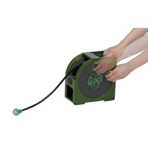 HATAYA [即納在庫有り] CR-10-OG ハタヤ カーサリール 10m 屋外用 オリーブグリーン 100V型 [ CR10OG ] : 照明専門店ライトエキスパート - 通販 ...