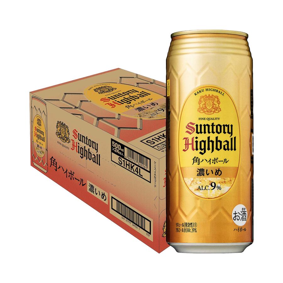 サントリー 角ハイボール 缶 濃いめ 500ml缶 24本 1ケース 角瓶 チューハイ 送料無料 YF :710138-24:リカマンYahoo!店 - 通販 - Yahoo!ショッピング