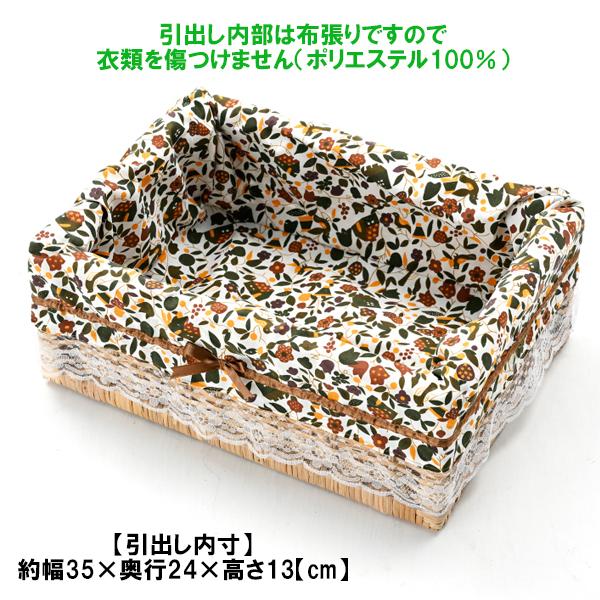 籐製ランドリーチェスト5段 完成品 衣類 おもちゃ 引出し 布張り カバー 自然素材 手作り ラタン タオルラック 洗面所 リビング 子供部屋 収納 E-3301 e3301 : 家具のライク ...