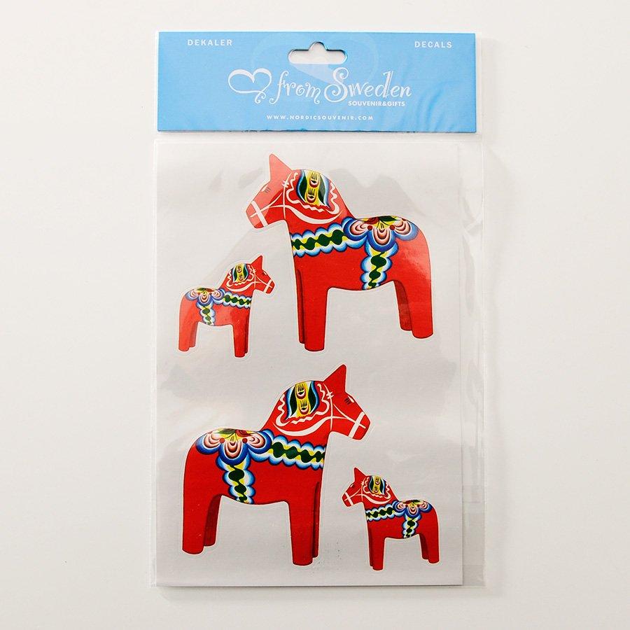 ステッカー ダーラナホース 4頭 スウェーデン シール ネコポス配送可 : 北欧雑貨のLiLiCoCo Yahoo!店 - 通販 - Yahoo!ショッピング
