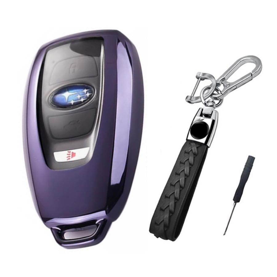 フォレスター LEVORG レヴォーグ LEGACY レガシィ B4 インプレッサ G4 WRX STI S4 XV アウトバック BRZ スマート キー ケース カバー ストラップ キー ...