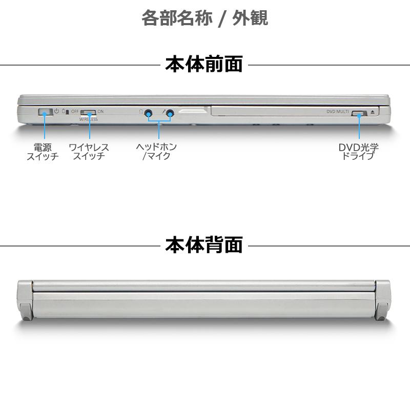 Let's note SX Panasonic CF-SX4/第5世代 Core i5/メモリ:4GB Let's note SX Panasonic CF-SX4/第5世代 Core i5/メモリ:4GB